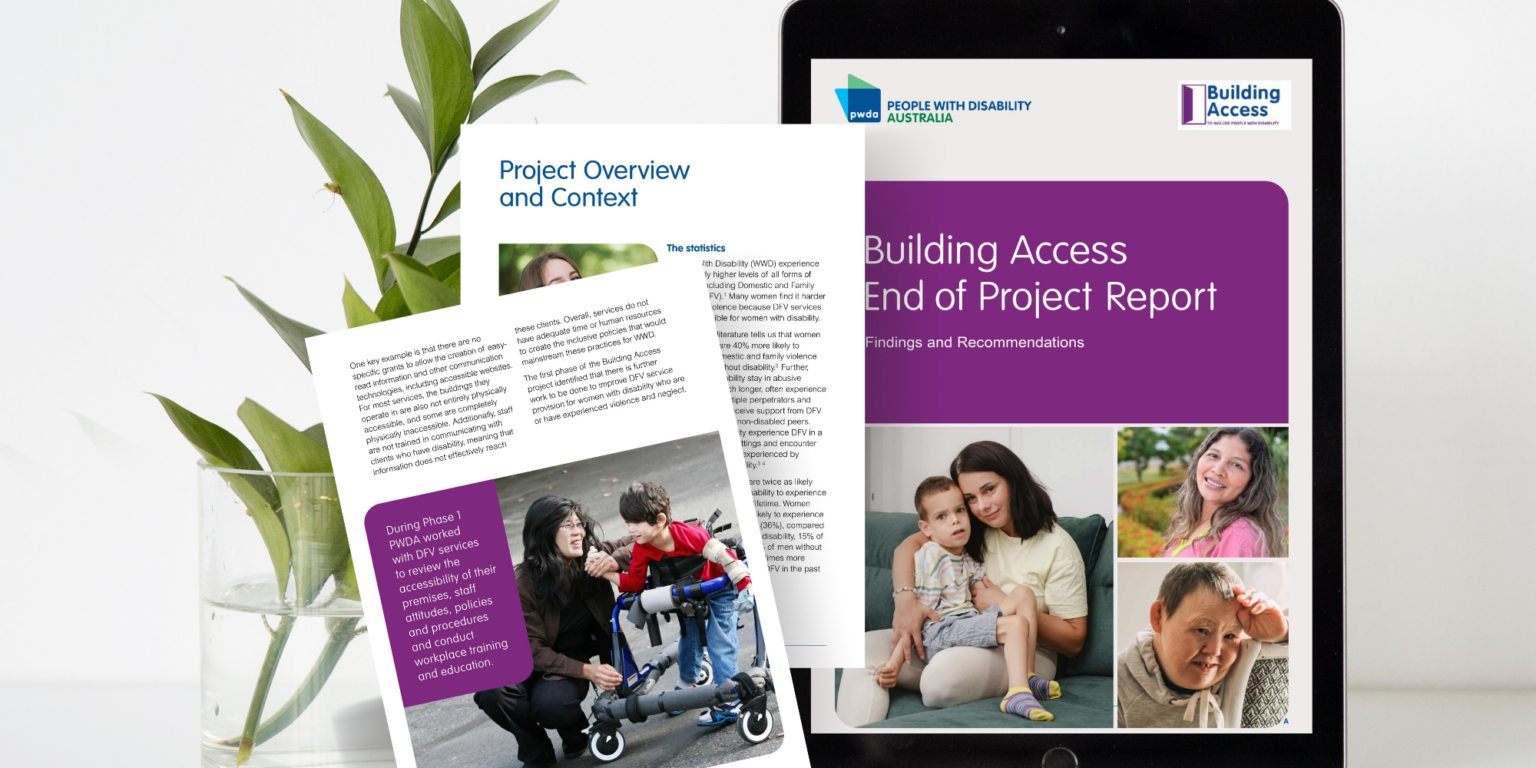 Building Access project - People with Disability Australia