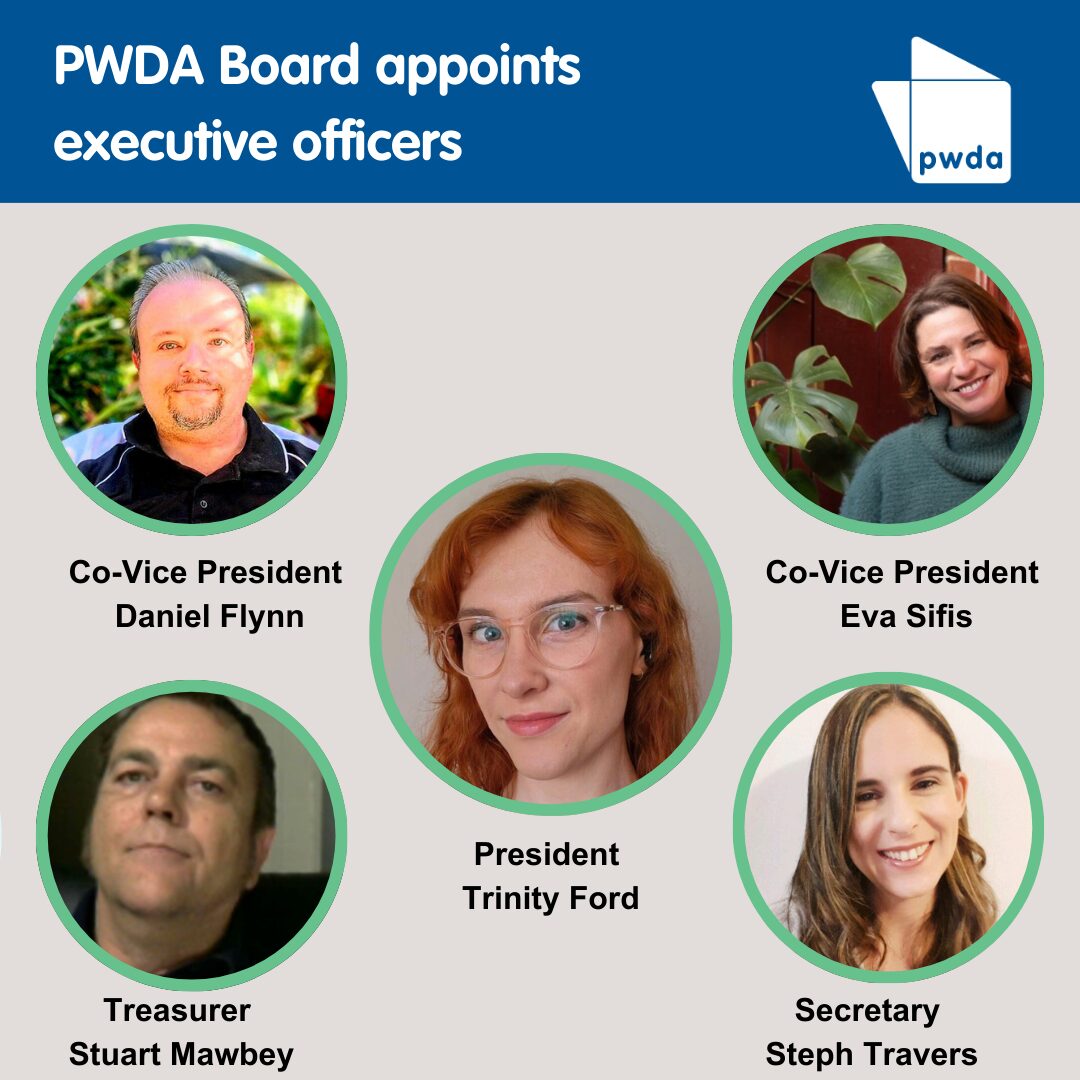 Appointment of PWDA Board executive officers - People with Disability ...