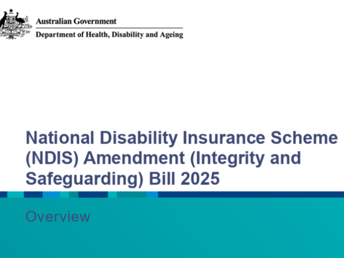 PWDA public statement regarding the passing of the NDIS Amendment ...